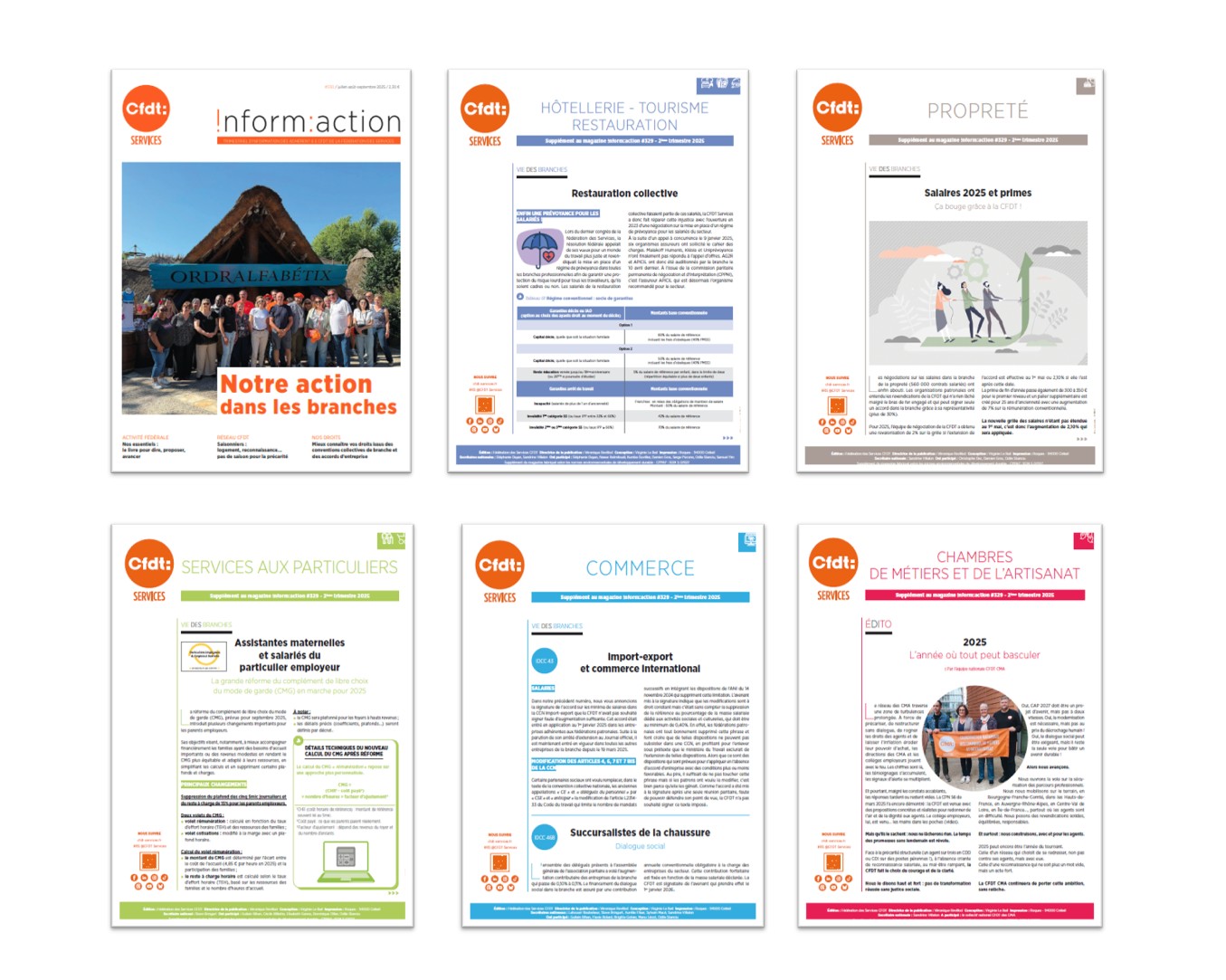 Le Magazine Inform:action de la CFDT Services | CFDT